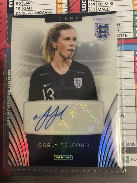 PANINI ETERNITY LIONESSES England 2024-25 Carly Telford Legend Signed ...