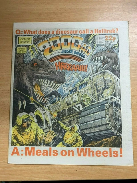 2000AD PROG 391 Judge Dredd Comic Book Issue Very Good to Excellent ...