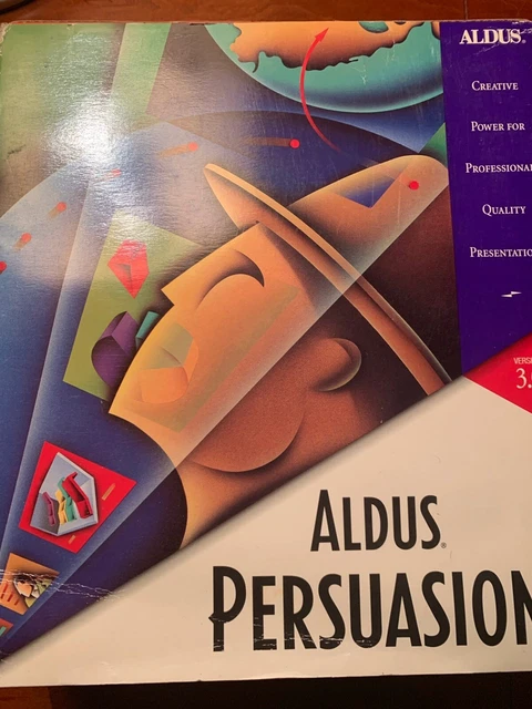 ALDUS PERSUASION 3.0 Floppy Disk con numeri di serie EUR 52,54 ...