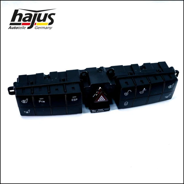 MERCEDES SWITCH STRIP switch board switch block warning indicator CLK ...