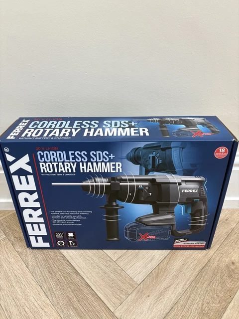 FERREX 20V CORDLESS SDS plus Rotary Hammer Drill - SEALED AND UNOPENED ...