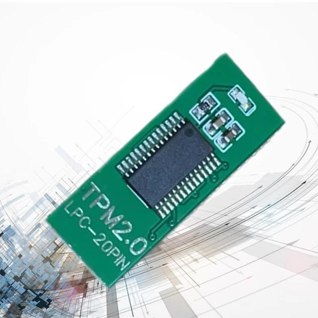 TPM2.0 20PIN TPM Module LPC TPM 2.0 Trusted Platform P1L0 Green AU8 ...