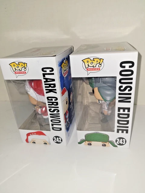 FUNKO POP! #242 Clark Griswold & # 243 Cousin Eddie, New In The ...