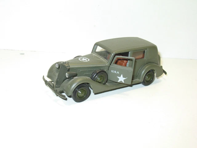 SOLIDO, VOITURE PACKARD d'état major militaire USA portes ouvrantes EUR ...