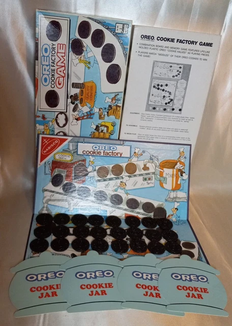 VINTAGE 1988 NABISCO Oreo Cookie Factory Game by Cadaco No. 508 100% ...
