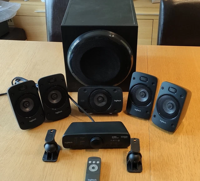 LOGITECH Z906 THX 5.1 Surround Sound Speakers - Black - Excellent ...
