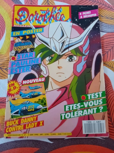 MAGAZINE CLUB DOROTHEE Dbz Cdz N°37 - 5 Juin 1990 Complet Avec Poster ...
