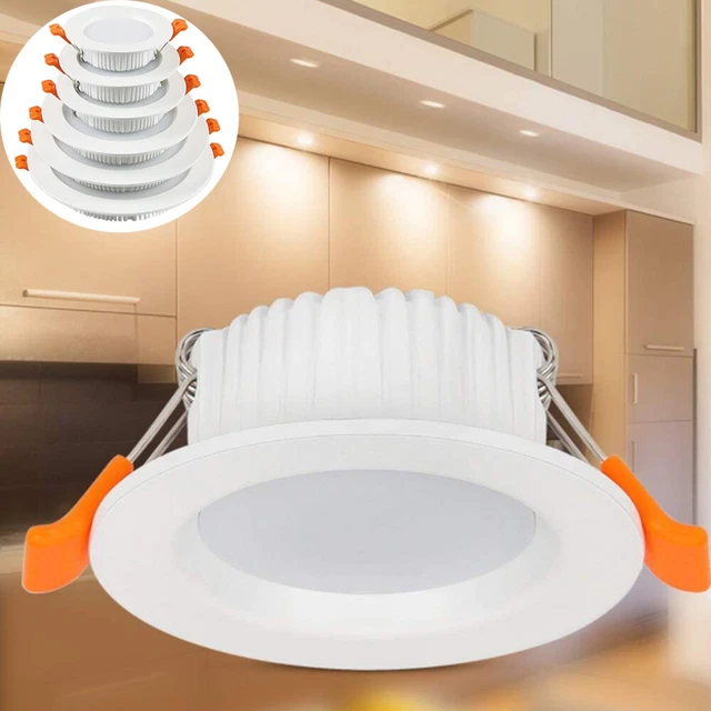 LED PANEL RECESSED spotlight recessed ceiling light flat round ...