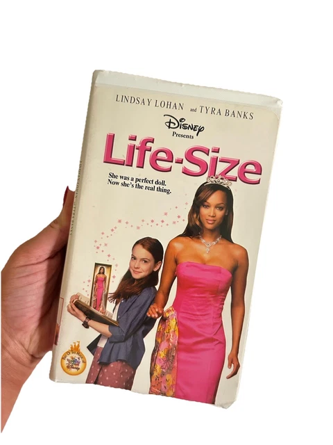 DISNEY CHANNEL “LIFE-SIZE” Movie On VHS Tyra Banks & Lindsay Lohan RARE ...