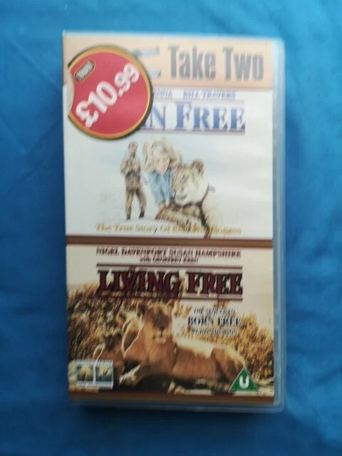 BORN FREE / Living Free (VHS, 2001) £3.95 - PicClick UK