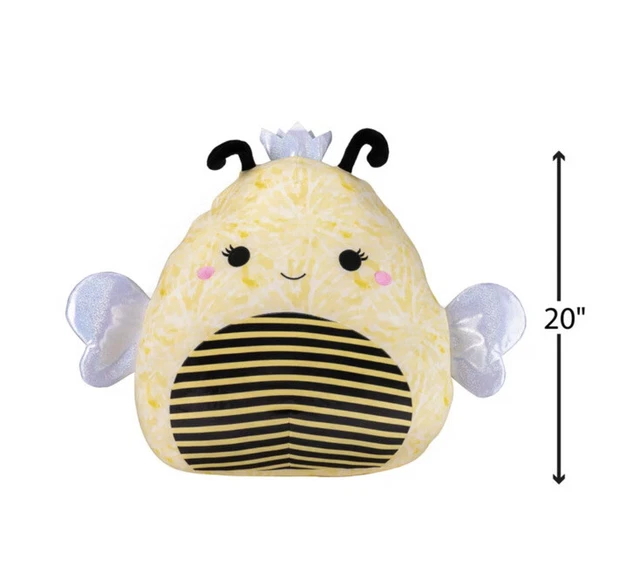 SQUISHMALLOWS OFFICIAL KELLYTOY Plush 20" Queen Bee Stuffed Animal Plush Toy,NEW EUR 77,63 ...