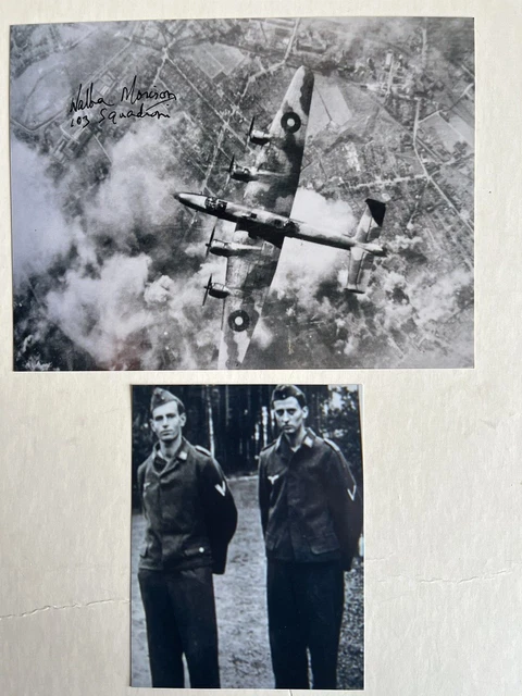 PHOTO SIGNED WW2 RAF Wellington Pilot POW Escaper/Colditz Walter ...