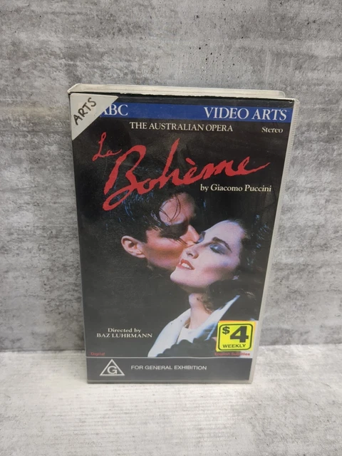 LA BOHEME AUSTRALIAN Opera VHS Movie Video Cassette Tape $19.90 ...