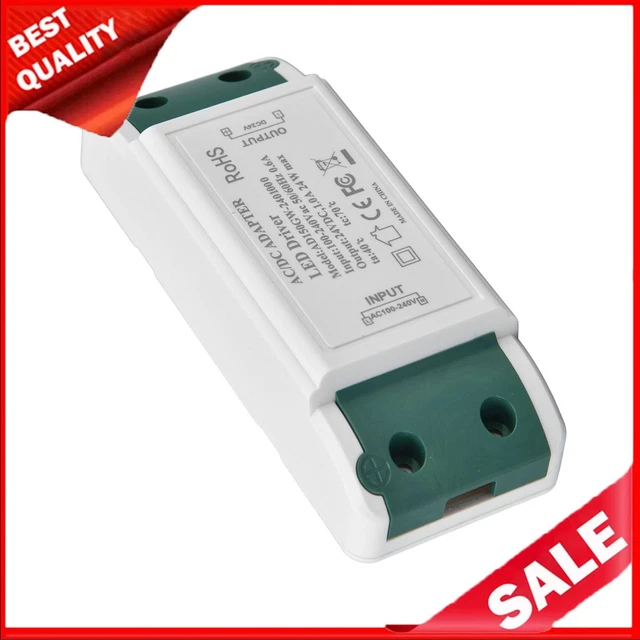 QUICK INSTALL 15W LED Driver Overcurrent & Short Circuit Safe Compact ...