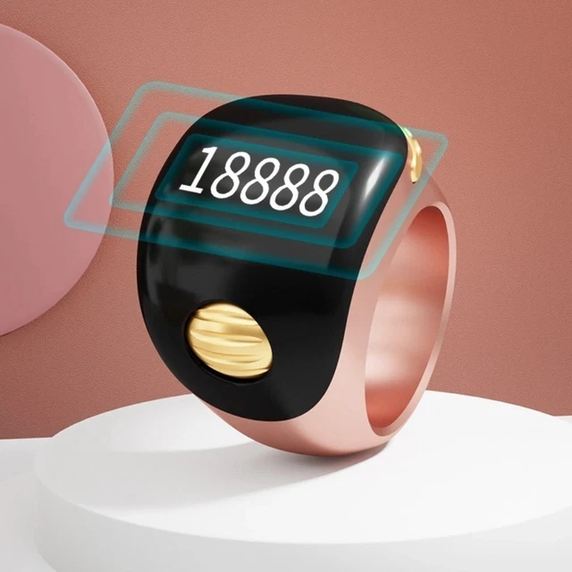 LED NUMBER COUNTER Ring for Bead Counting with Compact and Lightweight ...