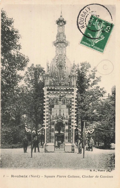 59 ROUBAIX SQUARE Pierre Catteau Clocher De Comines EUR 6,50 - PicClick FR