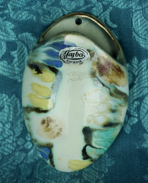 JASBA KERAMIK WANDVASE 50er-/60er-Jahre Vase Blumenvase EUR 15,50 - PicClick DE