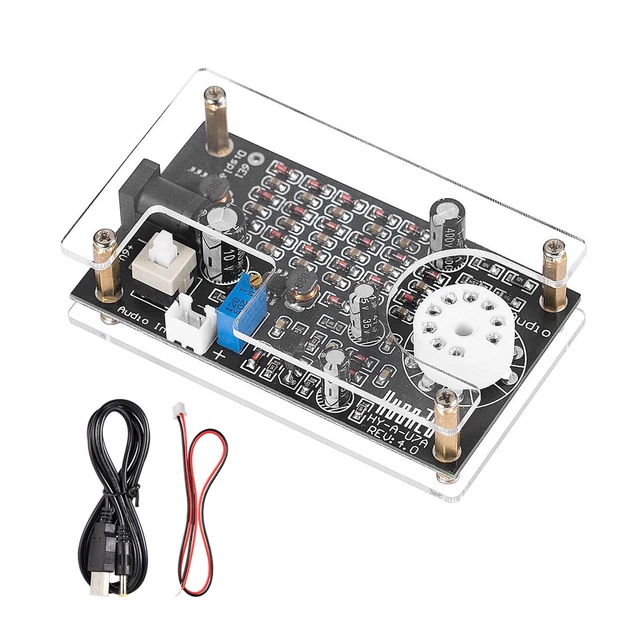 DIY MAGIC EYE Audio Level Indicator without 6E1 Tube VU Meter Driver ...