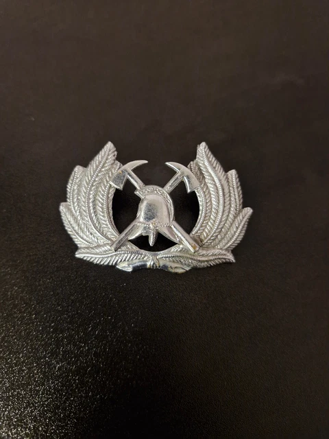 RARE FIRE BRIGADE Dress Cap Badge White Metal £26.00 - PicClick UK