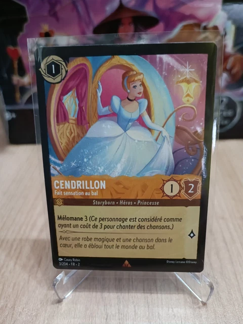 CARTE DISNEY LORCANA - Chapitre 2 - Cendrillon - Rare - 3/204 - NON FOIL EUR 5,00 - PicClick FR