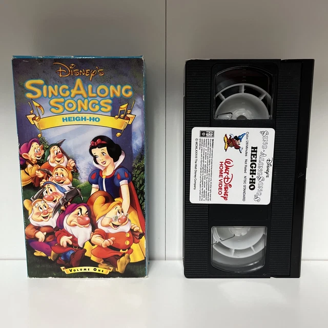 DISNEY SING ALONG Songs Heigh Ho VHS Good Condition VHS Walt Disney $18 ...