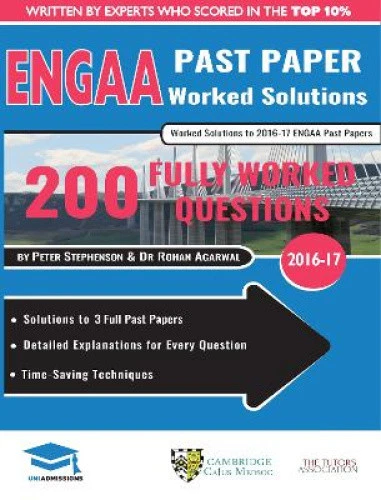 ENGAA PAST PAPER Worked Solutions: Detailed Step-By-Step Explanations ...