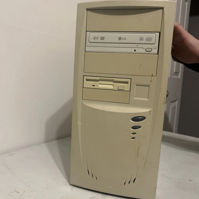 VINTAGE LG COMPUTER Desktop Tested works - Vintage PC gaming see specs ...