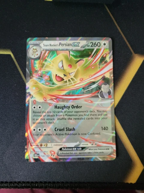 2025 NM POKÉMON TCG: SV10: Destined Rivals - Team Rocket's Persian EX ...