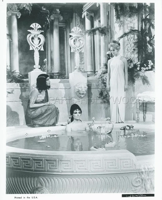 ELIZABETH TAYLOR ISABEL Cooley Cleopatra 1963 Vintage Photo Original ...