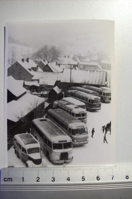 ALTES DDR FOTO, Omnibus IFA Garant 30K, Ikarus 55, 311, IFA H6B, Skoda ...