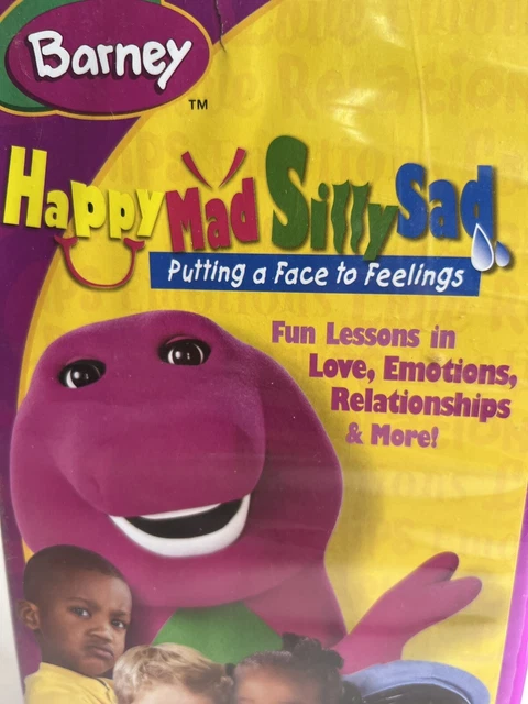 BARNEY HAPPY MAD silly sad vhs Vintage $15.00 - PicClick CA