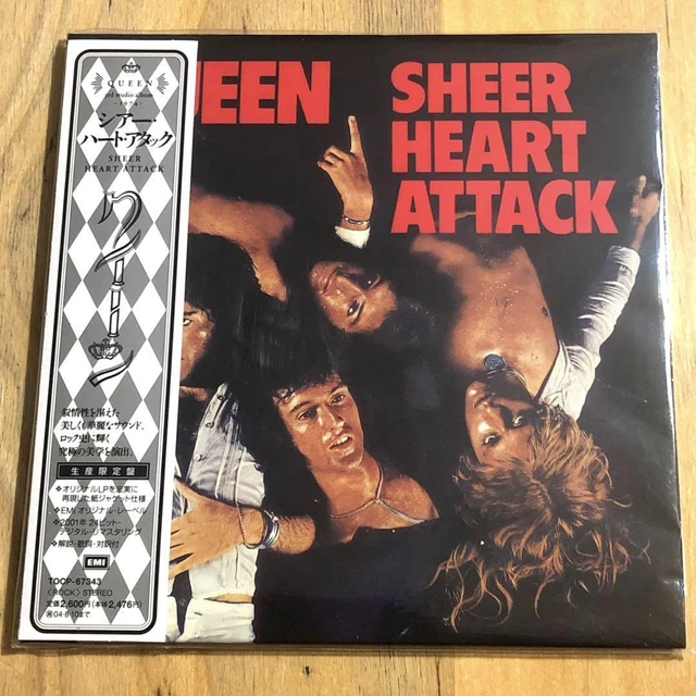 JAPAN EDIT. QUEEN Sheer Heart Attack Limited Edition Paper Jacket with ...