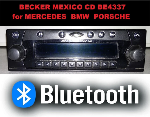 GENUINE MERCEDES BENZ Becker Mexico BE4337 with Bluetooth CD Car Radio ...