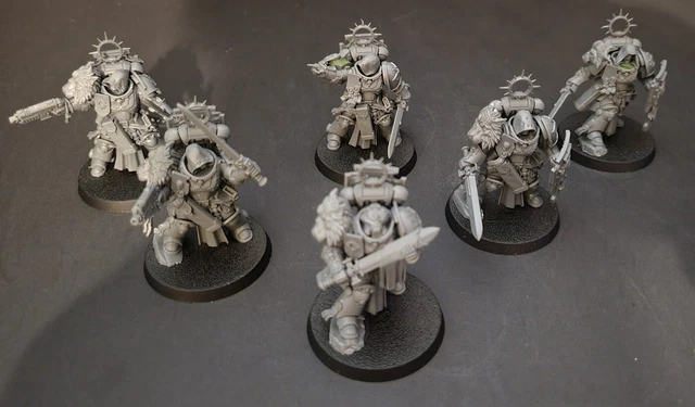WARHAMMER 40,000 DARK Angels Bladeguard vétérans x6 ; fabriqué comme ...