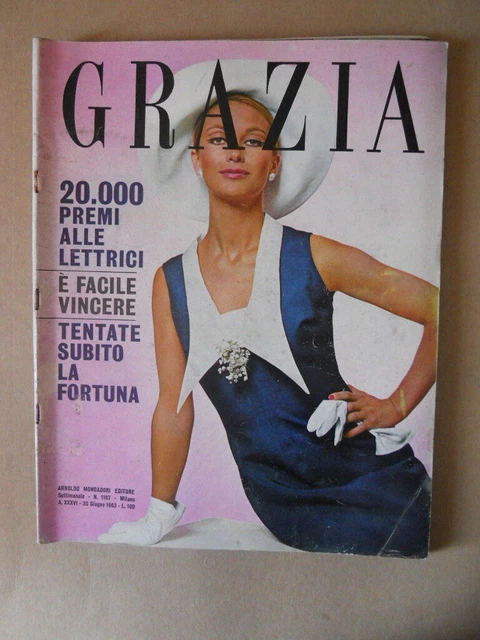 GRAZIA RIVISTA DI moda n 1208 1964 [VL23] EUR 9,15 - PicClick FR