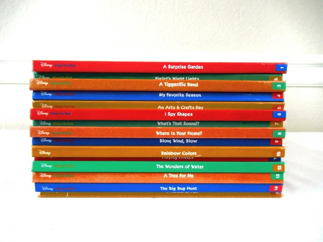 DISNEY WINNIE THE Pooh Complete 15 Book Collection of It's Fun to Learn ...