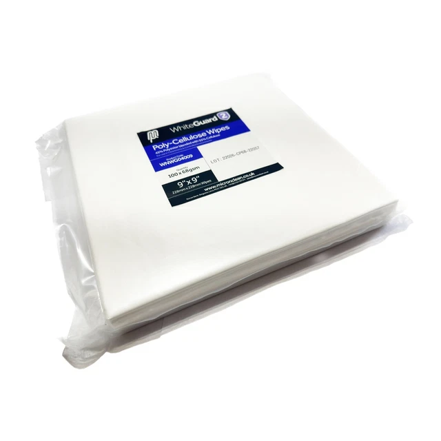 WHITEGUARD 2 POLYCELLULOSE Cleanroom Lab Wipes 100/pack - LAB ...