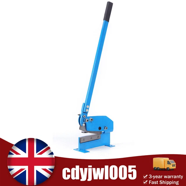 HAND SHEET GUILLOTINE Metal Bench Scissor Cutter Hand Lever Shear 125mm ...