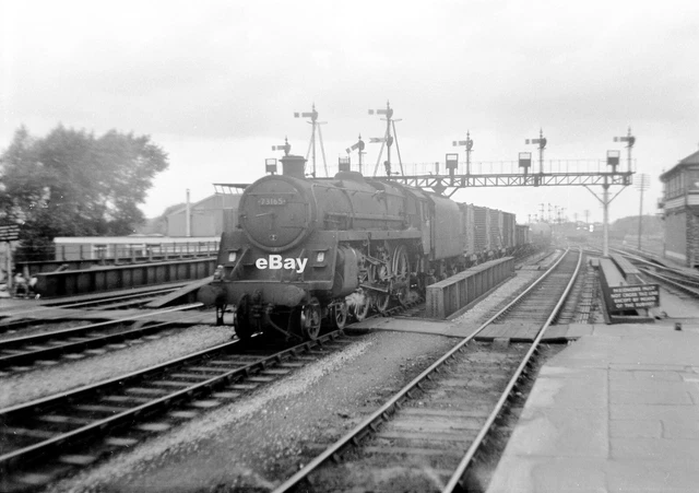 RAILWAY STEAM NEGATIVE Patricroft Standard 5 73165 Oxford 1960s ...