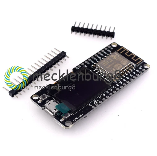 NODEMCU ESP8266 MIT OLED Display Wemos ESP-12F CP2102 Development Dev ...