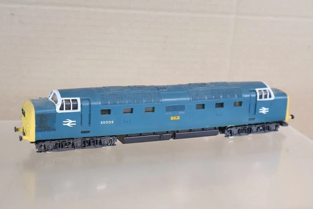 LIMA 205105 RE PAINTED BR BLUE DELTIC CLASS 55 DIESEL LOCOMOTIVE 55003 ...