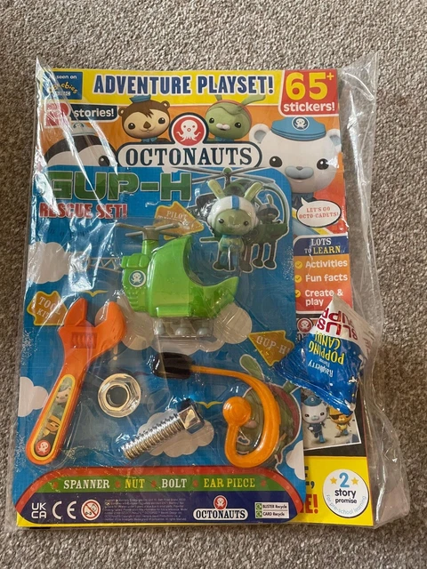 OCTONAUTS MAGAZINE #133 2023 Stickers activites facts + Octo-Watch ...