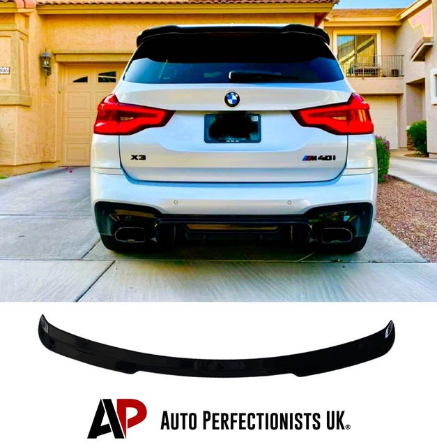 BMW X3 X3M G01 Rear Gloss Black Roof Spoiler Wing M Sport Performance ...
