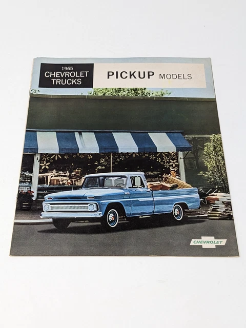VINTAGE 1965 CHEVROLET Trucks Pickup Models Sales Brochure $14.99 ...