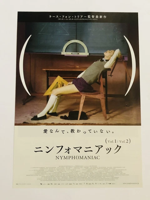 NYMPHOMANIAC LARS VON Trier Stacy Martin Uma Thurman movie flyer mini ...
