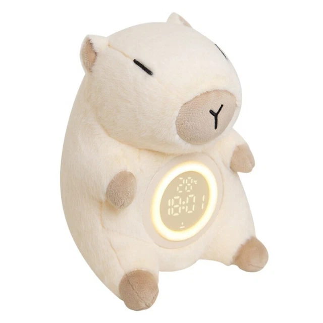 CAPYBARAS ANIMAL ALARM Clock for Kids USB Rechargeable Touch Control ...