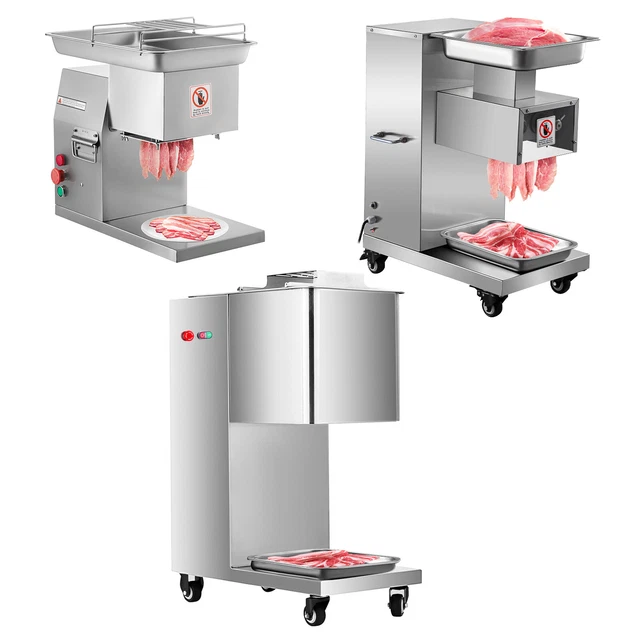 VEVOR MEAT CUTTING Machine 500KG/H Commercial Meat Cutter Meat Slicer ...