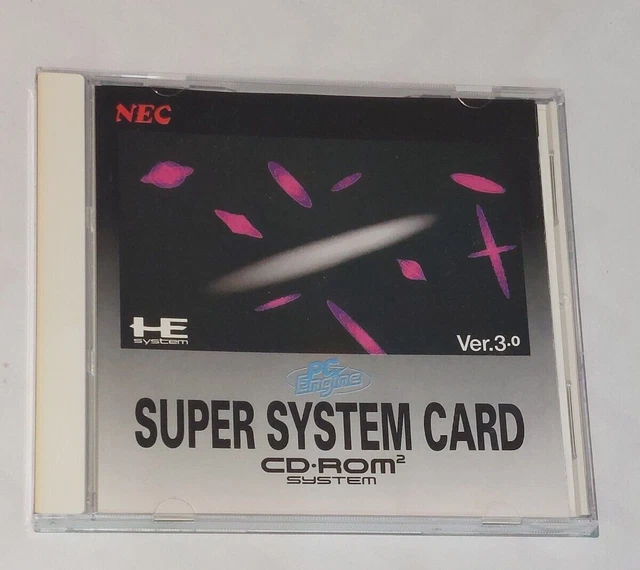 PC ENGINE * SUPER SYSTEM CARD VERSION 3 * Hucard - Turbografx - NEC ...