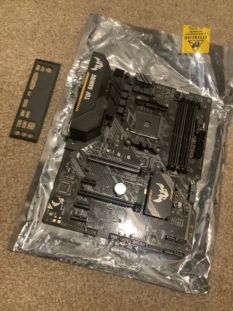 ASUS TUF B450-PLUS GAMING AM4 DDR4 ATX Motherboard Ryzen 5000 Ready £69 ...