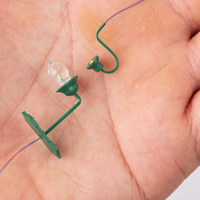 SET OF 3 Mini Wall Lamp Model Led Lights for Crafts Luminous House £16. ...